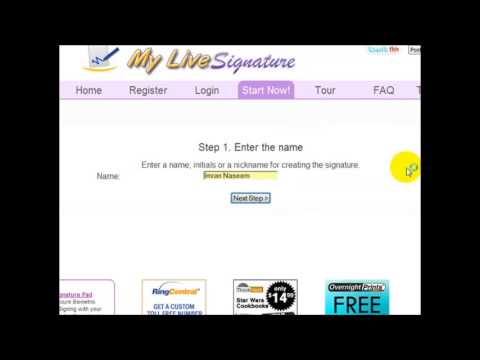 How Create Online Signature