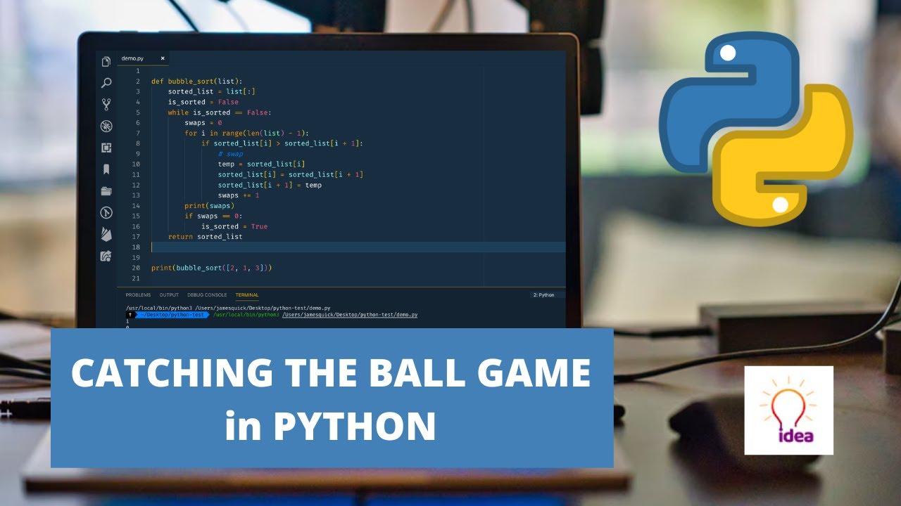 Catching The Ball Game In Python | Python Project