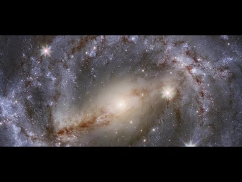 Hubble telescope captures images of spiral galaxy
