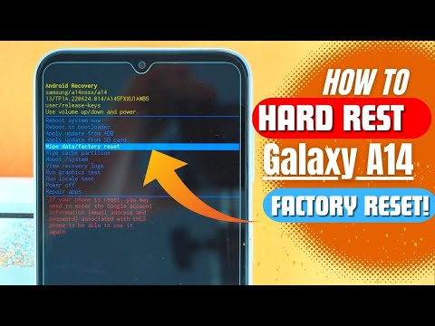How To Hard Reset Samsung Galaxy A14 | Forgot Pattern/PIN Unlock