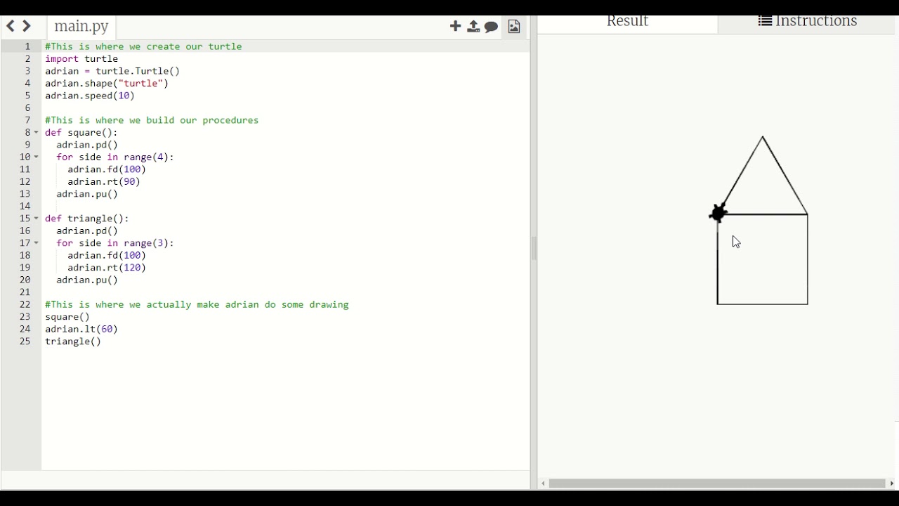 KS3 Python Turtle 3   In Lesson Two