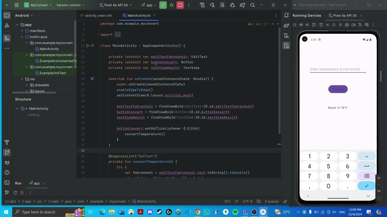 Mobile Application Development Lab 2 Demonstration