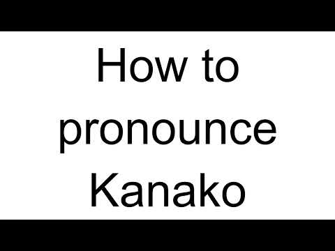 How to Pronounce Kanako (Japanese)