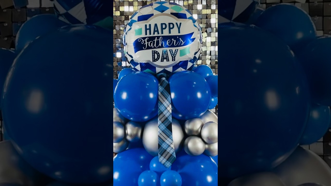 How To: Make a Quick and Simple Balloon Bouquet| Father's Day Ideas #howto #diy