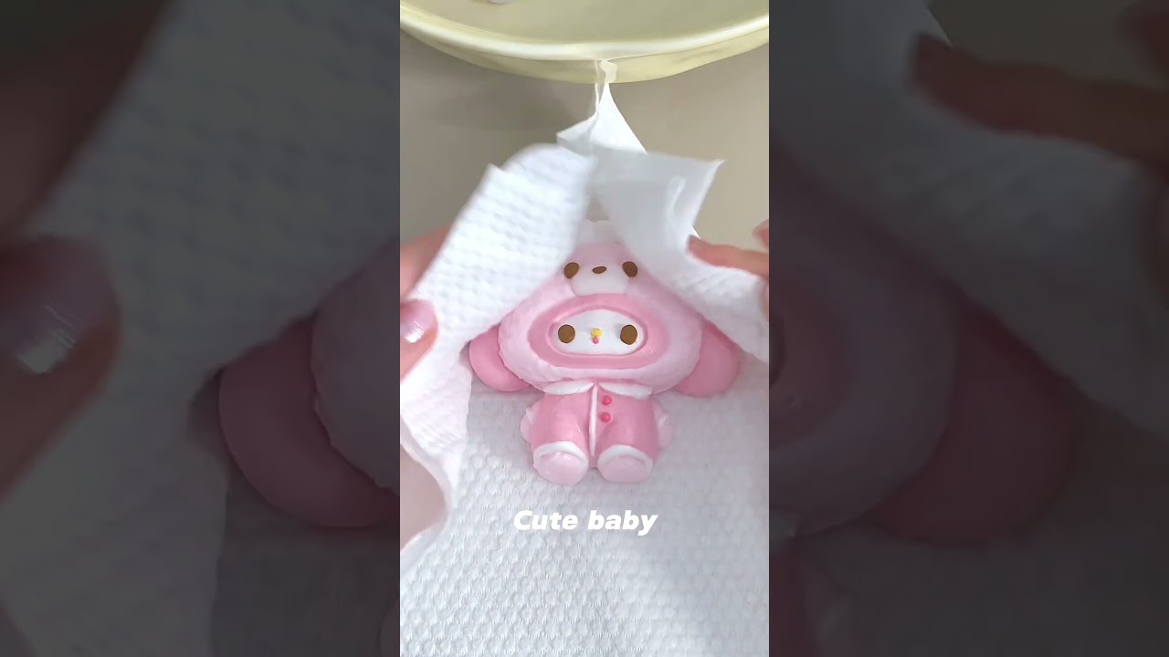 Dry Sanrio My Melody Taba Squishy With Me #taba #sanrio #stressrelief #satisfying #cute  #fypage