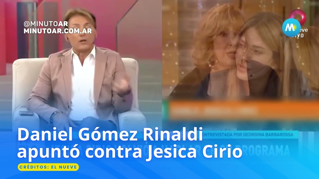 Daniel Gómez Rinaldi durísimo con Jesica Cirio | Pablo Layús