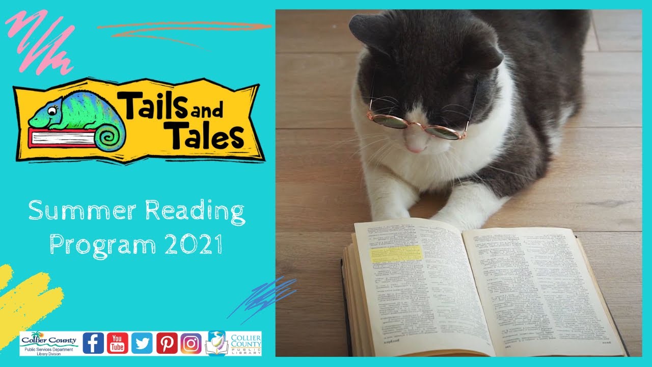 Tails and Tales Summer Reading Program 2021 - Collier County Public Library - Main Promo Video
