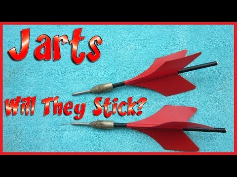 JARTS - Will They Stick In A Dartboard?