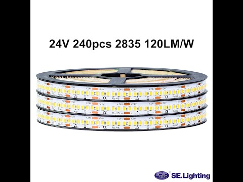 LED Strip Light 2835 240LEDs 120 LM/W 12/24V