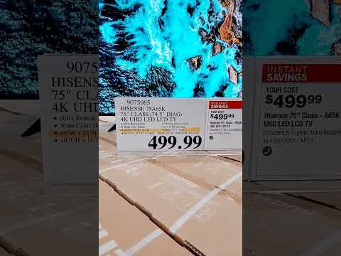 Unbelievable Deal: 75-Inch TV On Sale for Only $499 at Costco!