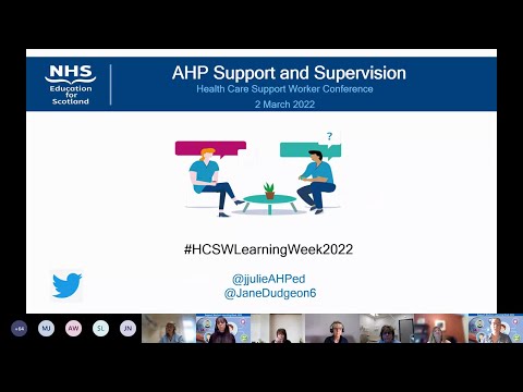 AHP Support and Supervision | Jane Dudgeon | NHS Grampian