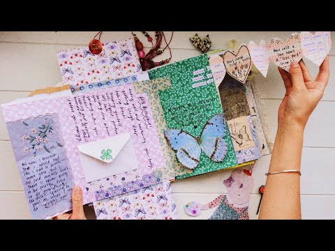 journal with me ✿ interactive page | junk journal july