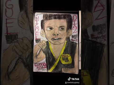 Miguel Diaz from Cobra Kai (Sketch) 🥋🐍🦅🤟🏾 👊🏾 🔥