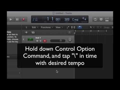 Using Tap Tempo to find BPM