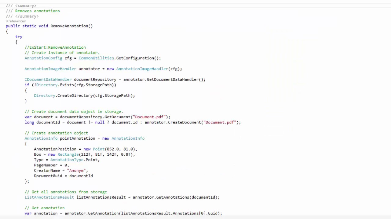 Intermediate Video Tutorial 2    Remove Annotation