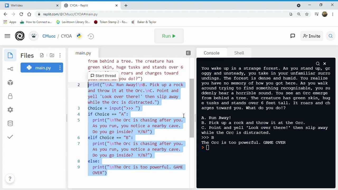 Code Your Own Adventure with Python