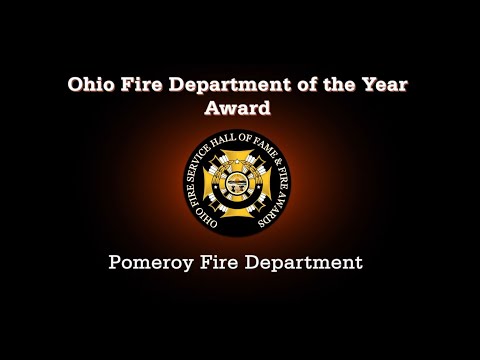 Pomeroy Fire Department 2024 Ohio Fire Department of the Year Award Winner