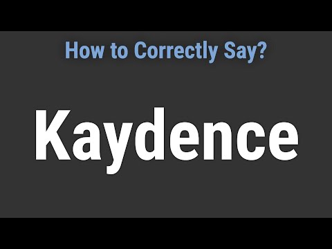 How to Pronounce Name Kaydence (Correctly!)