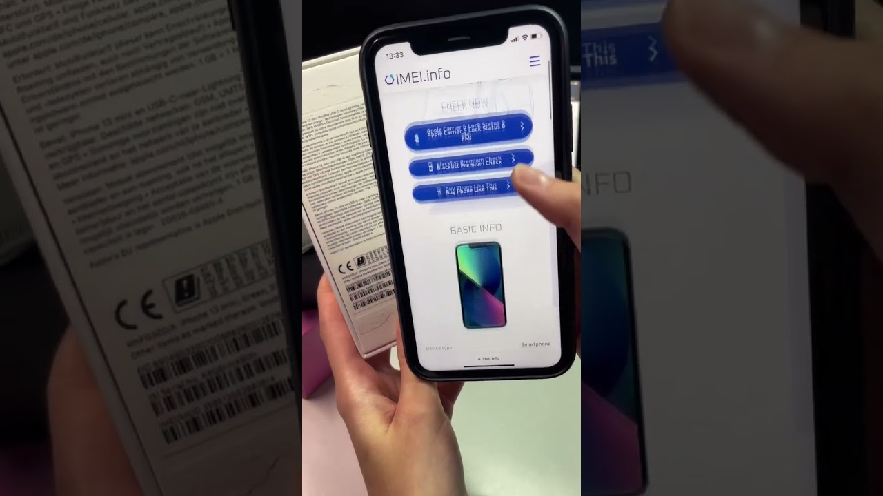 IMEI.info website☝🏻 #imeiinfo #imei #checkers #scan #phones #newphone #register #blacklist #lost