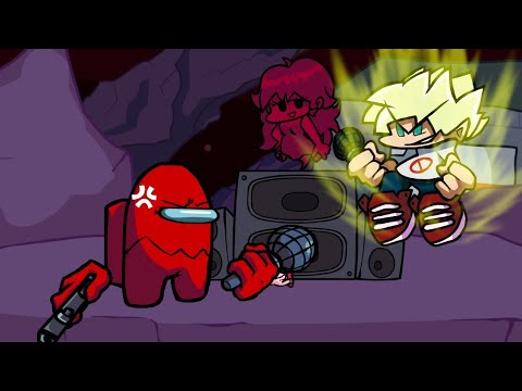 Impostor but Boyfriend goes Super Saiyan (FNF VS IMPOSTOR mod)