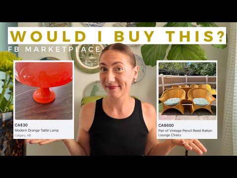 Would I buy this? A designer reviews FB Marketplace finds