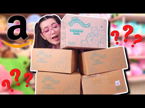 I bought MORE Squishmallow MYSTERY BOXES from Amazon