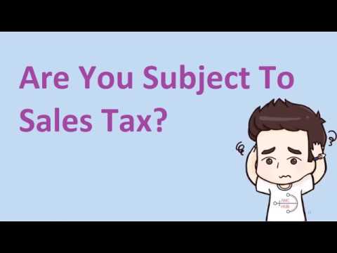 Checklist on whether your business subject to SST Sales Tax