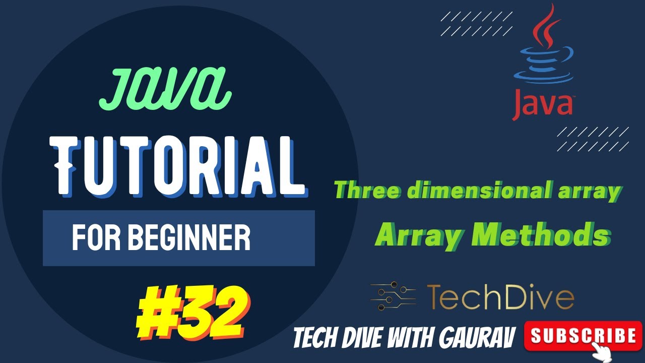 3D Array| Array Methods | Java tutorial for beginners | Java complete course in Hindi | Tutorial #32