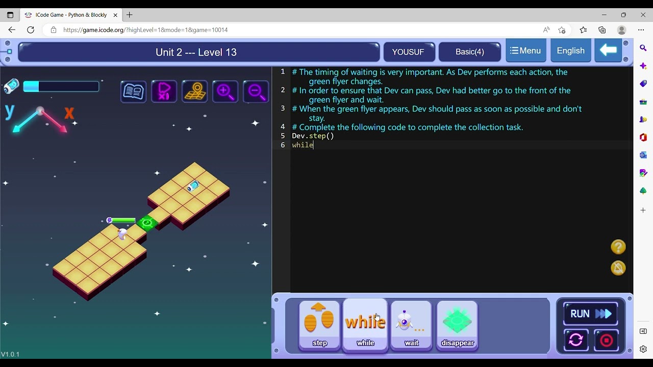 Python Video 12 - While loop and Wait method