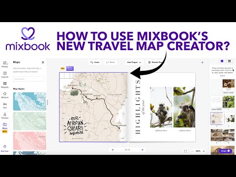 How to use Mixbook's New Travel Map Creator | Tutorial