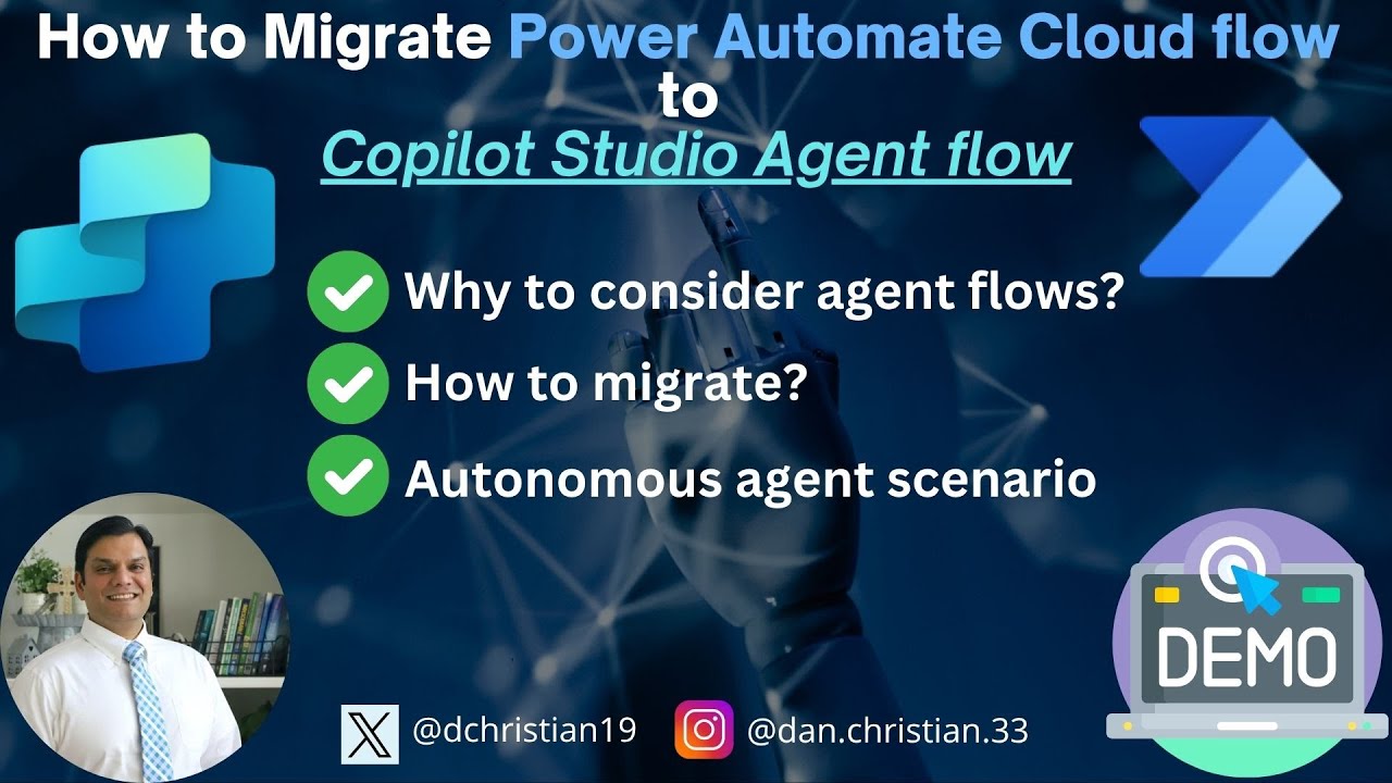 How to Migrate from Power Automate Cloud to Copilot Studio Ag...