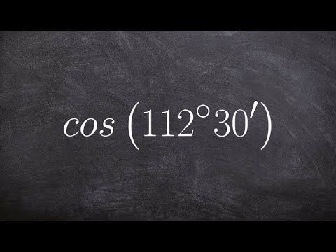 Using the half angle formula for cosine to evaluate for an angle cos
