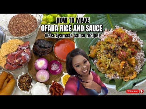 How to make Ofada Rice and Sauce (Best Ayamase Sauce) from Scratch | Best Beginner-Friendly Recipe