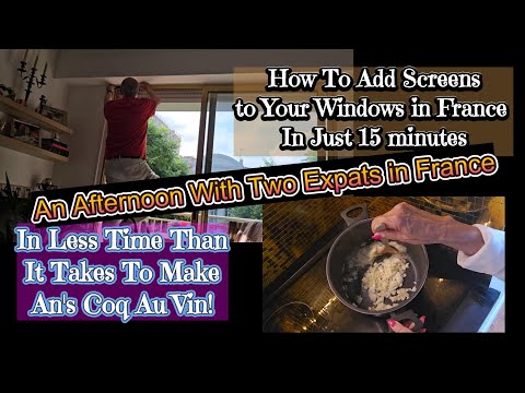 AMERICAN EXPATS VS FRENCH WINDOWS & A CULINARY ADVENTURE...AND ERIC CLAPTON - ALL IN A DAY!