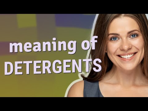 Detergents | meaning of Detergents