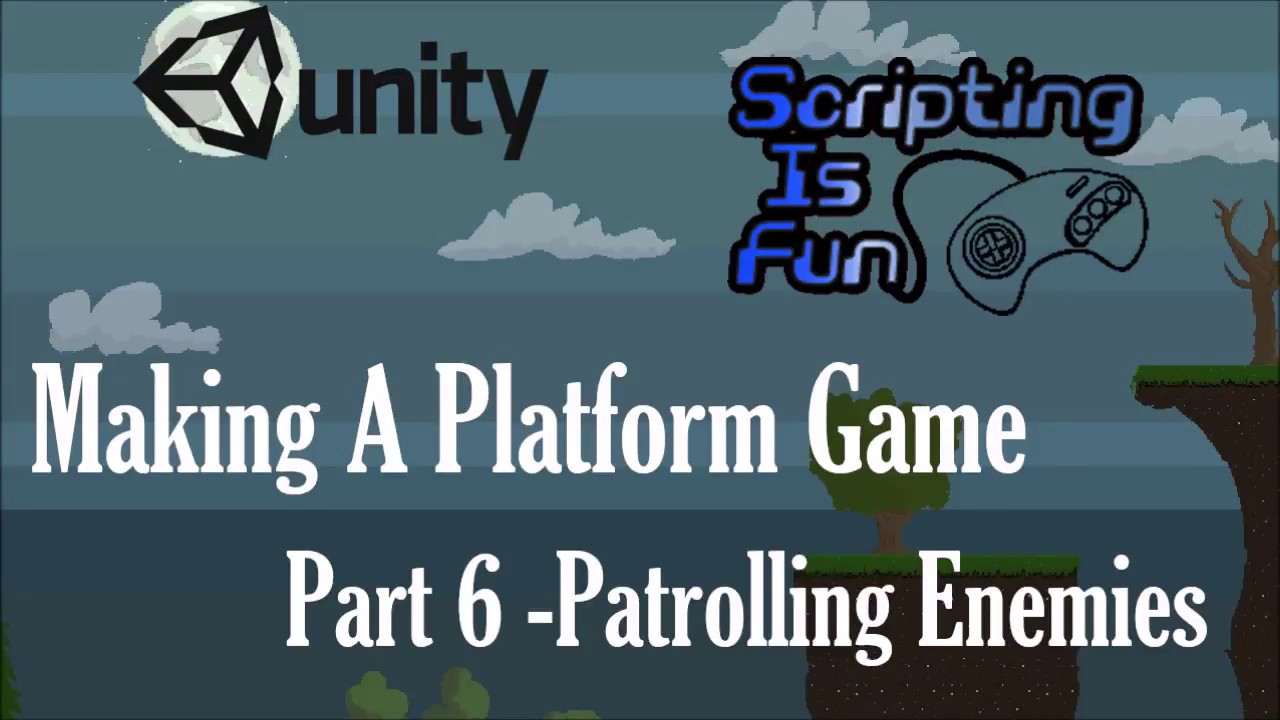 Unity Game Tutorials - Platform Game - Part 6 - Patrolling Enemy
