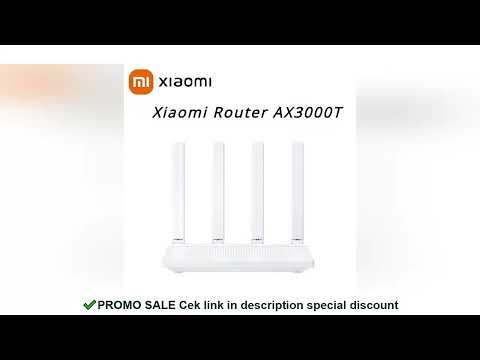 Original Xiaomi AX3000T Router 2.4GHz 5GHz 1.3GHz CPU 2X2 160MHz WAN LAN LED NFC Connection for Home