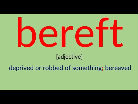 bereft