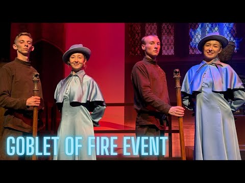 Goblet of fire event at the Harry Potter studios