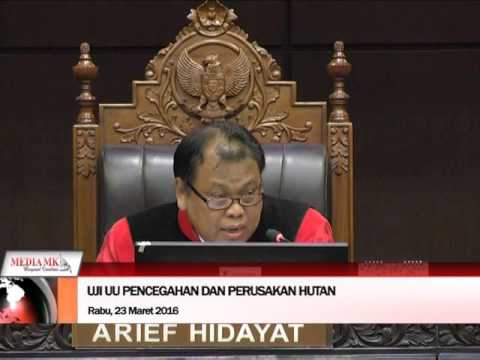 -Pemerintah : Sanksi Pidana Bagi Perusak Hutan Bukan Bentuk Kriminalisasi