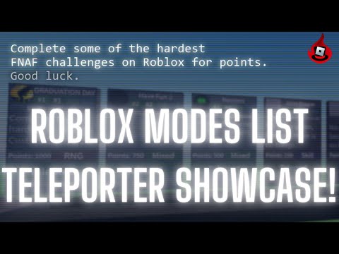 Roblox Modes List || Teleporter Showcase!