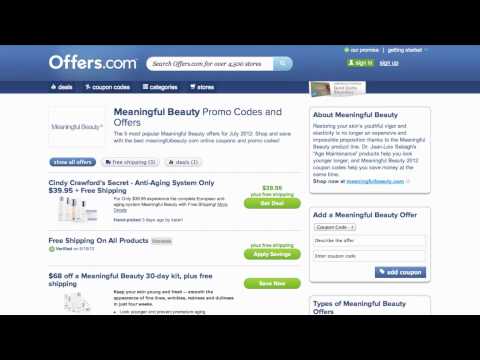 How To Use Meaningful Beauty Coupon Codes and Promo Codes