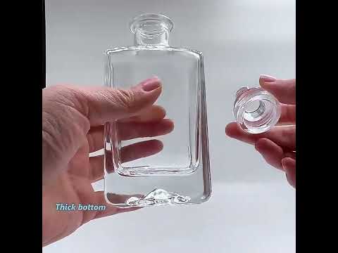250ml 500ml 700ml flat square bottle #glassbottle #liquor #spirits