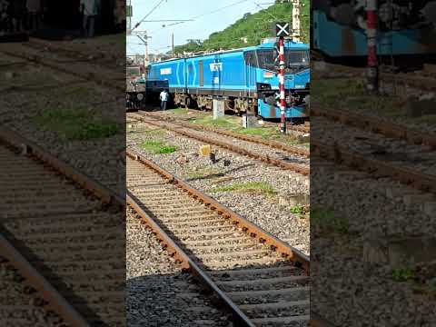 Latest train engine WAG 11 at Vijayawada railway station