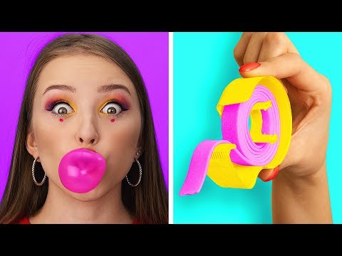 MODOS GENIALES DE COLAR COMIDA EN CLASE||Trucos y bromas para el regreso a clases por 123 GO!