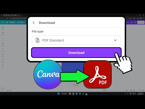 How To Save Canva Image As PDF (PC & Laptop)