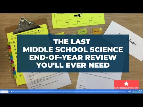 8th Grade Science STAAR Review