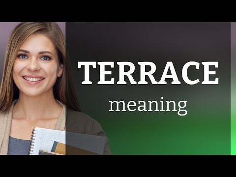 Terrace β TERRACE meaning