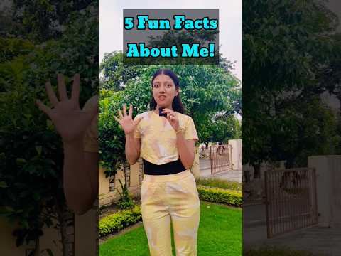 5 FUN FACTS ABOUT ME! // GET TO KNOW ME #shorts #youtubeshorts