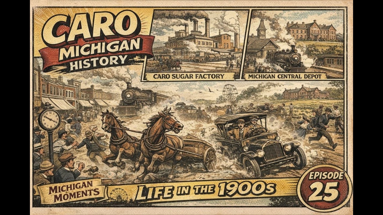 Caro Michigan: 1900s Life in Tuscola County’s Historic Hear